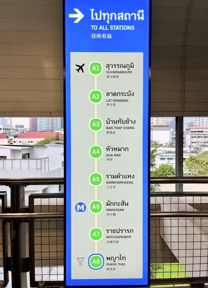 曼谷機場快線攻略 | 路線圖-票價-班次時間，45元直達市區BTS免塞車！BKK Airport Rail Link Map – Elsa旅遊親子生活